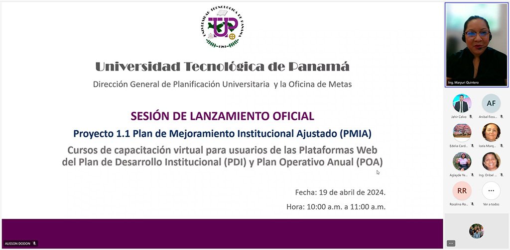 Lanzamiento Oficial de los Cursos Virtuales de los Sistemas PDI y POA ...